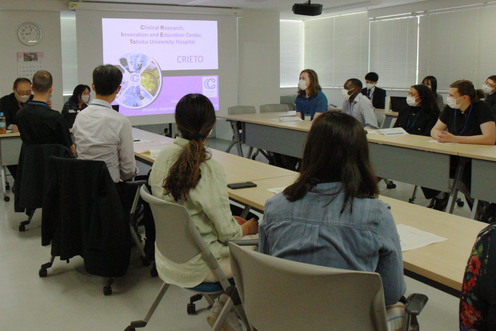 Purdue大学 学生らがCRIETOを来訪されました - 東北大学病院臨床研究推進センター